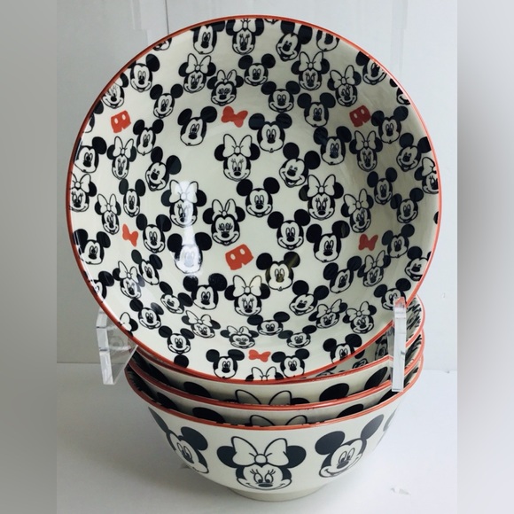 Disney | Dining | 4 Tidbit Bowls With Mickey And Minnie Mousenew | Poshmark